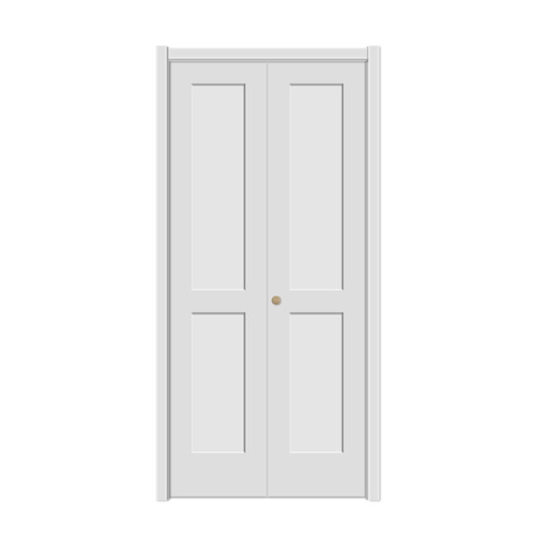 Luxdecor 80'' Interior 2-panel Solid Core Bi-fold Shaker Door & Reviews | Wayfair